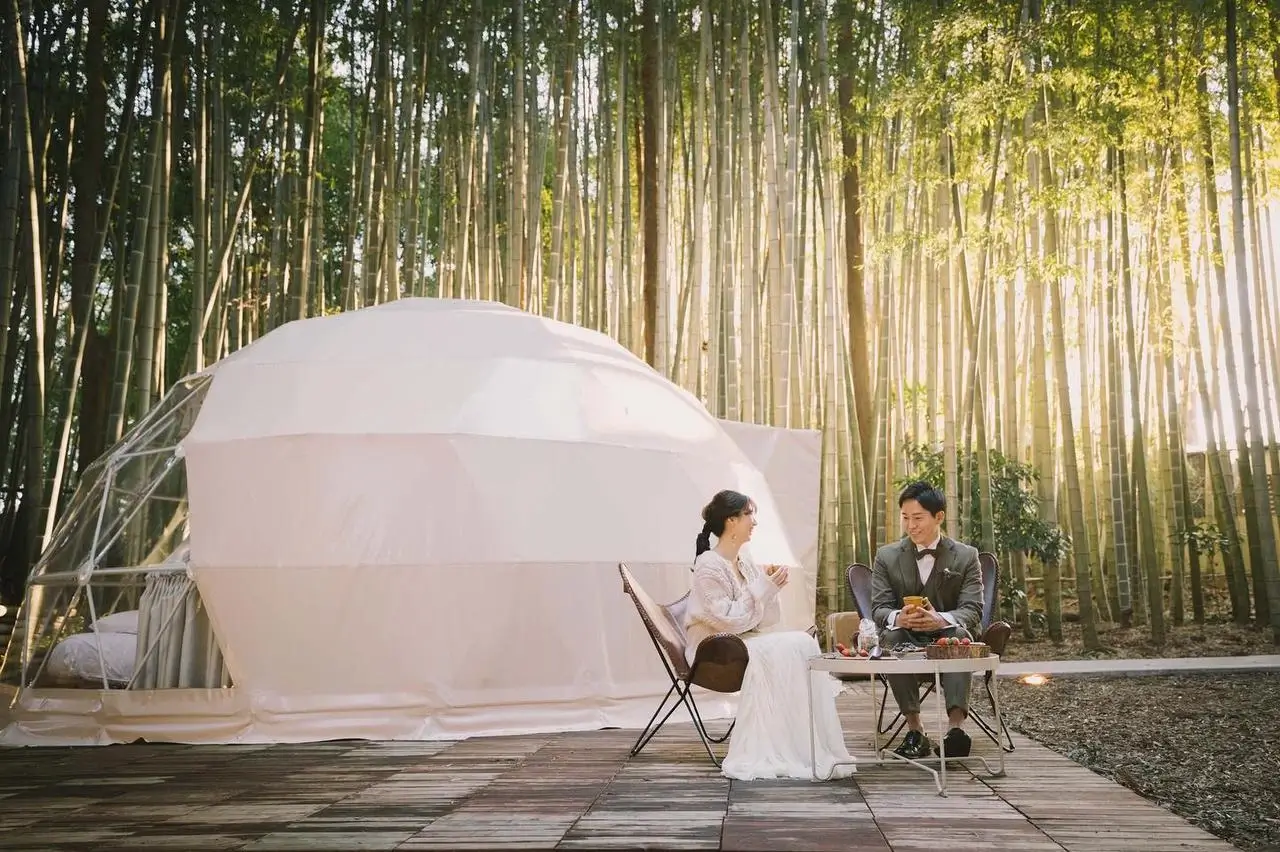 Dôme de mariage de luxe : l'élégance de la nature et des styles ...